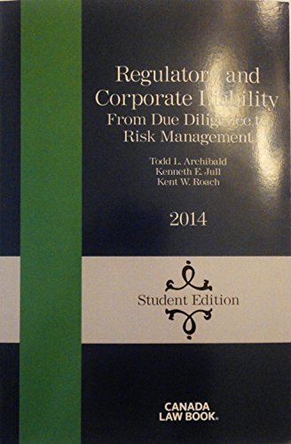 Regulatory and Corporate Liability. From Due Diligence To Risk ...