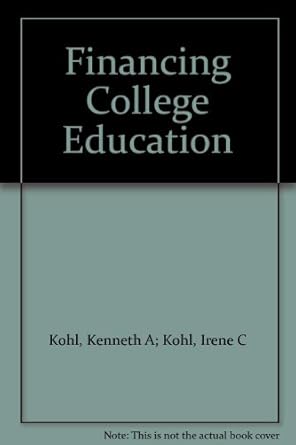 Financing College Education: unknown author: Amazon.com: Books