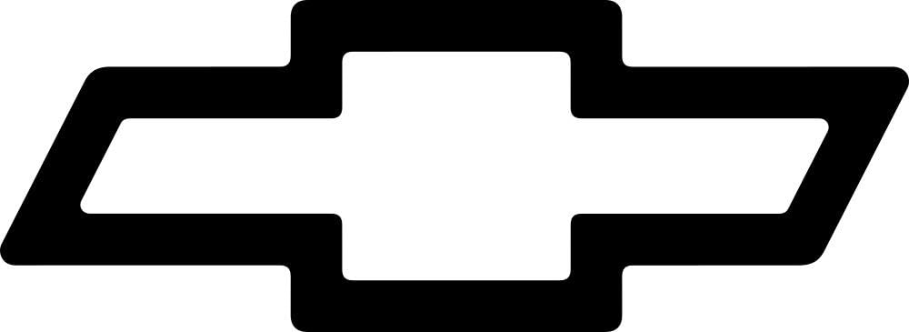 Amazon.com: Chevy Bowtie Black 24 x 8 large window decal sticker c10 ...