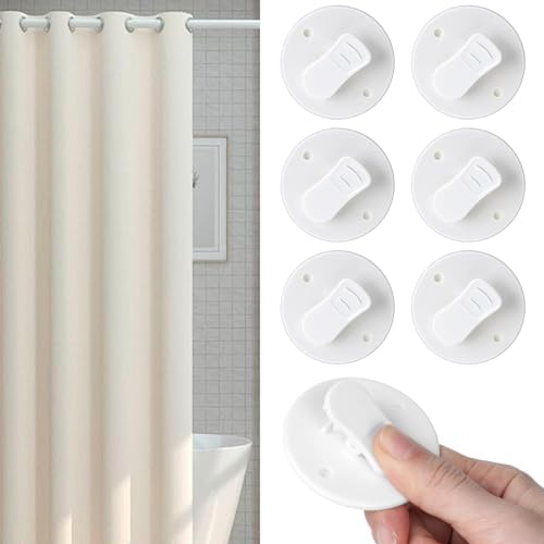Amazon.com: Kingwee Sunflower Shower Curtain Clips, Shower Splash Guard ...