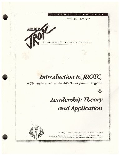 Army Jrotc Leadership Education & Training- Introduction to Jrotc, a ...