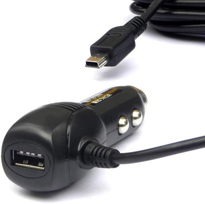 Dash Cam Power Lead, 12V to 5V Mini USB Charging Cable In Car Charger ...