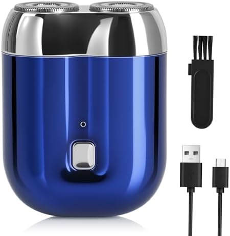 Amazon.com: Mini Electric Shaver for Men, Upgrade Pocket Dual Head ...