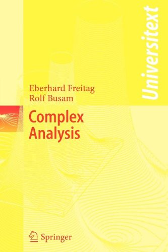 Complex Analysis: Freitag, Eberhard, Busam, Rolf: 9783540810261: Amazon ...