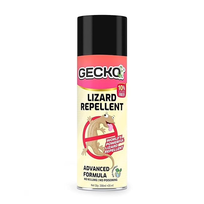 Gecko India's First Aerosol Based Lizard Spray Herbal Lizard Repellent ...