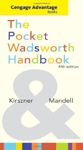 Cengage Advantage Books: The Pocket Wadsworth Handbook by Kirszner ...
