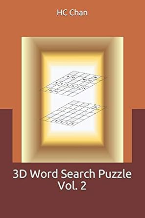 3D Word Search Puzzle Vol. 2: Amazon.co.uk: Chan, HC: 9781723782640: Books