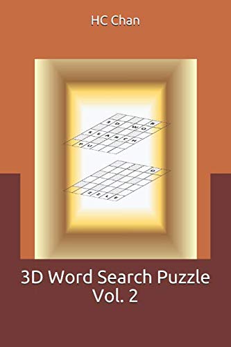 3D Word Search Puzzle Vol. 2 : Chan, HC: Amazon.com.tr: Kitap