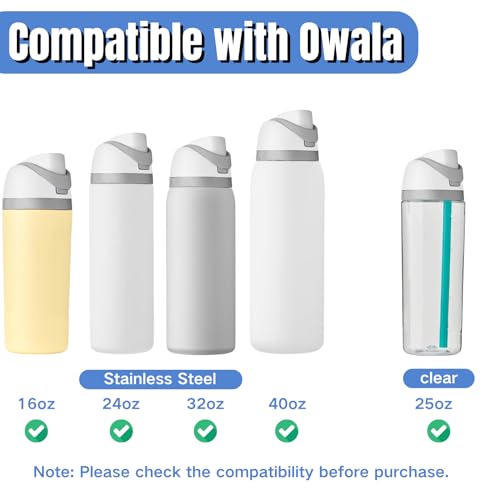 Replacement Lid for Owala Freesip Bottle, Cap with Button & Stopper