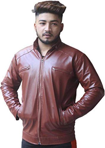 Buy IAC Men's Jacket Brown at Amazon.in