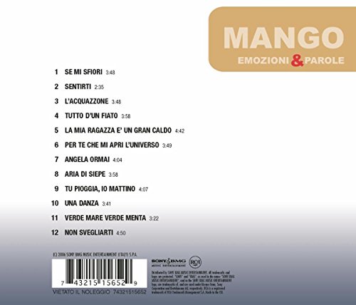 Riproduci Le Canzoni Di Mango di Mango su Amazon Music