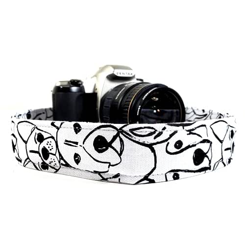 Amazon.com: Dog Camera Strap, Black and White Camera Strap For All DSLR ...