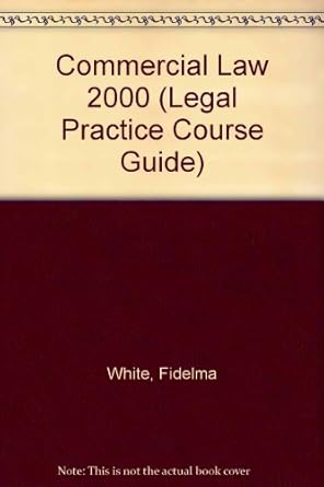 Buy Commercial Law (Legal Practice Course Guide) Book Online at Low ...