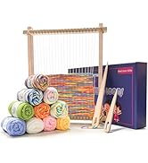 Amazon.com: LYKTRIX Weaving Loom for Kids, Wooden Weaving Kit, Loom Kit ...