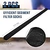 2 Pcs Sediment Filter Erosion Control Blanket Silt Fence Sock with ...