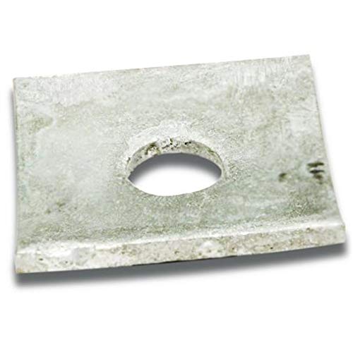 Powerline Hardware P6821 2-1/4"x2-1/4" Square Curved Washer, 5/8" Bolt ...