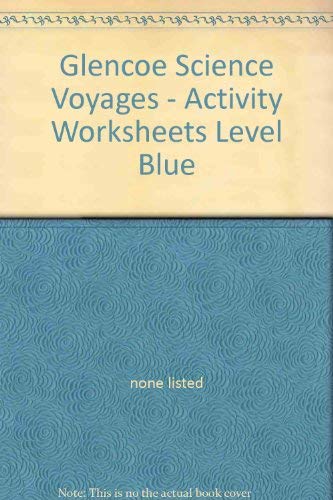 Glencoe Science Voyages - Activity Worksheets Level Blue : Amazon.in: Books