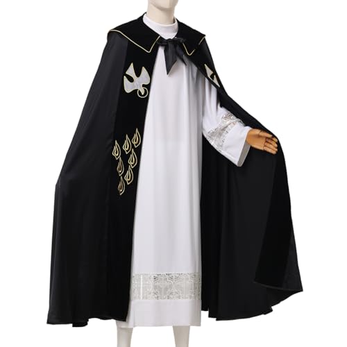 Clergy Robe Church Cloak Bishop Liturgical Robe Novelty Coats Fancy ...