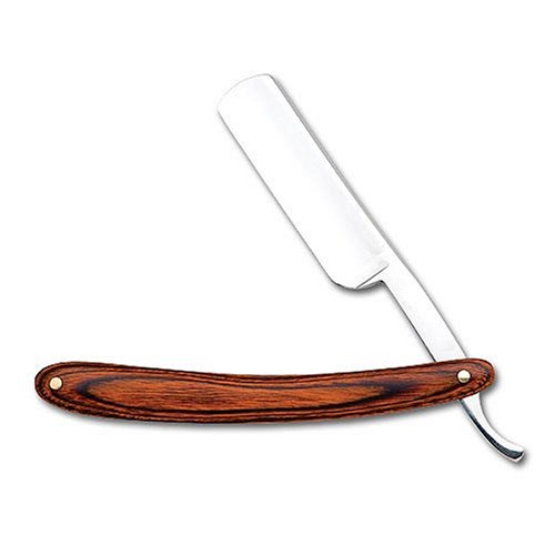 Amazon.com: Wood Handle Straight Razor Folding Knife : Sports & Outdoors