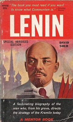 LENIN By DAVID SHUB Mentor Books PB 1948 1962 12th [Hardcover] David ...