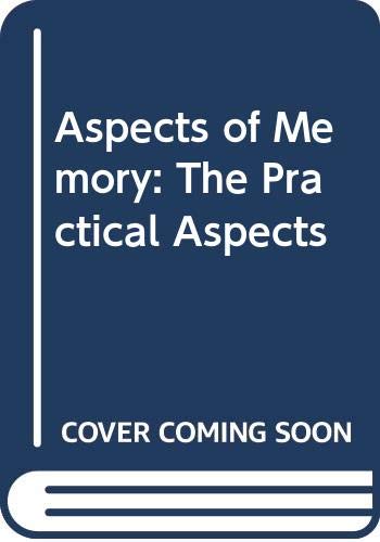 Amazon.com: Aspects of Memory: Volume 1: The Practical Aspects ...