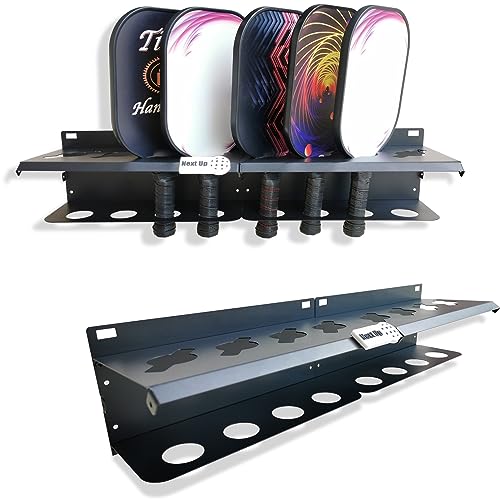 PRAMOON Pickleball Paddle Rack, 8-Paddle Holder, Multiple Racks Are ...