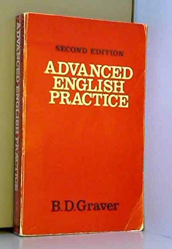 Advanced English Practice: Amazon.co.uk: Graver, B.D.: 9780194321891: Books