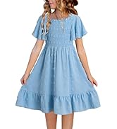 Amazon.com: blibean Teen Girls Swimsuit Big Kids Summer Swim Bathing ...