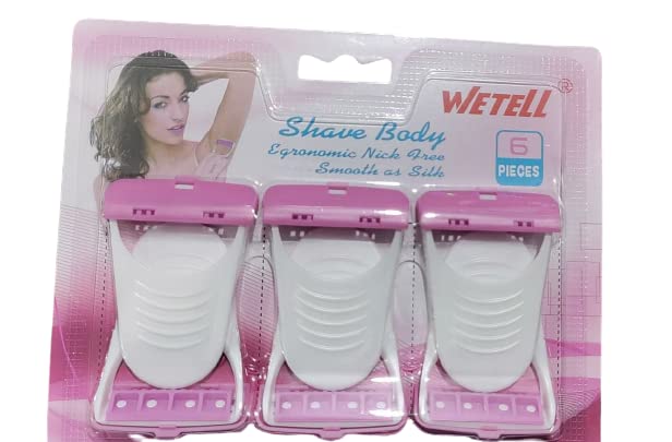 Buy Wetell Women Body Shave Razor Blade Hair Removal Pack of 3 Online ...