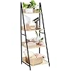 Amazon.com: SpringSun 4-Tier Ladder Shelf, Wood Plant Flower Stand ...