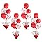 Amazon.com: Red Balloon Table Centerpieces for Birthday Party, 2 Set ...
