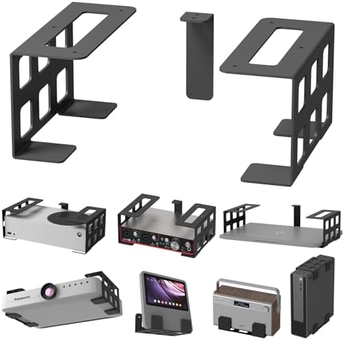 sciuU Universal Under Desk/Ceiling/Wall Mount Bracket - for Devices Thick