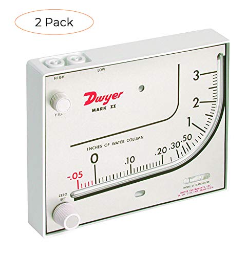 Buy Dwyer Series Mark II 25 Molded Plastic Manometer, Inclined-Vertical ...