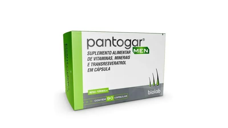 Suplemento Alimentar Pantogar Men Biolab 90 Cápsulas | Amazon.com.br