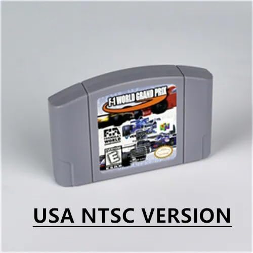 Amazon.com: F-1 World Grand Prix for 64 Bit Game Cartridge USA Version ...
