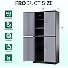 Amazon.com: Letaya Metal Storage Cabinets with Lock Door and Shelves ...