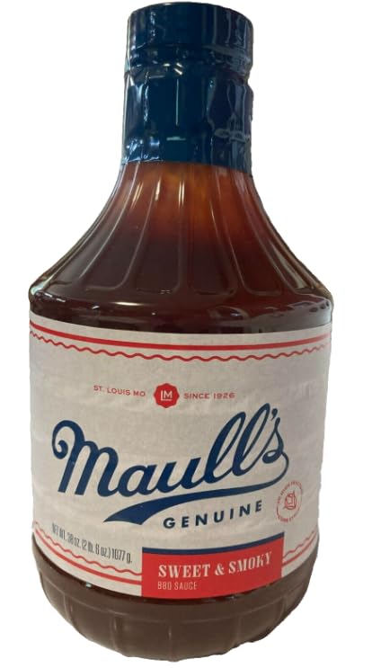 Amazon.com : Maull's Sweet & Smoky BBQ Sauce- 38 Ounce Bottle ...