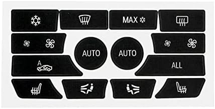 Amazon.com: Runfider AC Button Stickers Dash Panel Control Repair ...