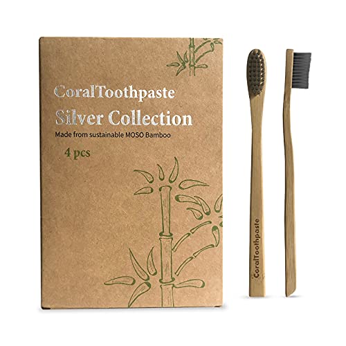 Coral Toothpaste Natural Biodegradable Nano Silver Infused Bamboo ...