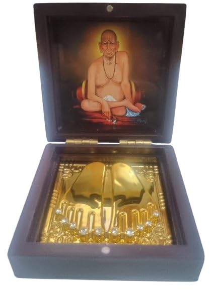 RK Basics Swami Samarth Photo Frame With Charan Paduka Swami Samarth ...