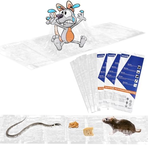 Amazon.com : 6 Pack 47 * 11 in Large Rat Traps, Heavy Duty Sticky Mouse ...
