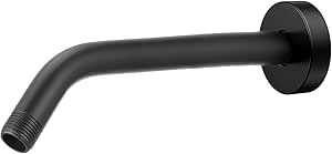 Eolax 10 Inch Shower Arm and Flange, Made of Stainless Steel, Wall ...