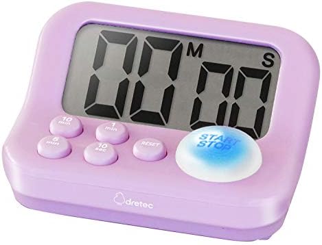 Amazon.co.jp: dretec T-580WTDI Study Timer, Count Up Timer 2, Silent ...