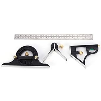 Combination Set 0 to 180° Carpentry Stainless Steel Angle Ruler ...