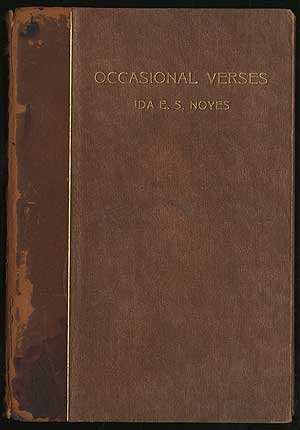 Occasional Verses Toasts and Sentiments: Noyes, Ida E. S.: Amazon.com ...