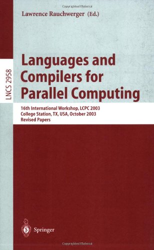 『Languages And Compilers For Parallel Computing: 16th - 読書メーター