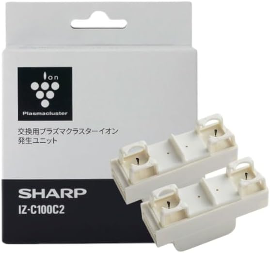 Amazon.co.jp: シャープ プラズマクラスター空気清浄機 交換イオンカートリッジ、IZ-C100C2、シャープ 純正品【 IZ-C100C2 】プラズマクラスター空気清浄機 交換 ...