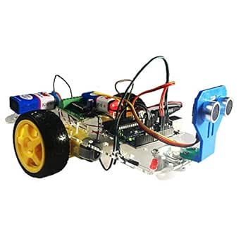 Witkali Obstacle Avoiding Robot using Ultrasonic Sensor (Pre-assembled ...
