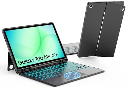 Amazon.com: JUQITECH Trackpad Keyboard Case for Samsung Galaxy Tab A11 ...