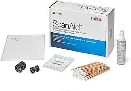 Amazon.com: Fujitsu ScanAid Cleaning Kit. SCANAID CLEANING ...